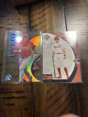 JD Drew 2 Card Lot-1999-2000 Upper Deck Skybox Rookie Card Cardinals | eBay