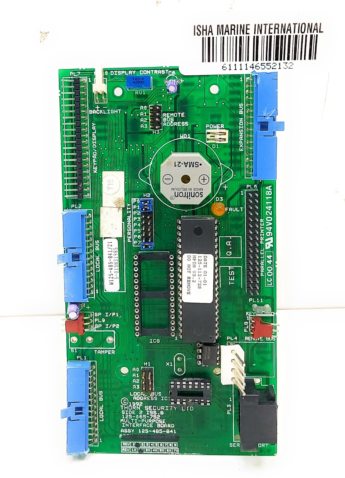 Thorn Security 125-065-752 Multi-Purpose Interface Board for sale ...