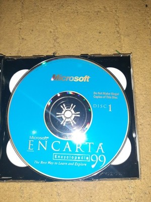 Microsoft Encarta Encyclopedia 99 2 disc - Vintage PC Software | eBay UK