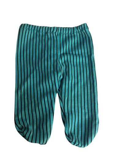 VTG 1990 Cabbage Patch Kids Doll Green Black Striped Capri Pants Retro ...