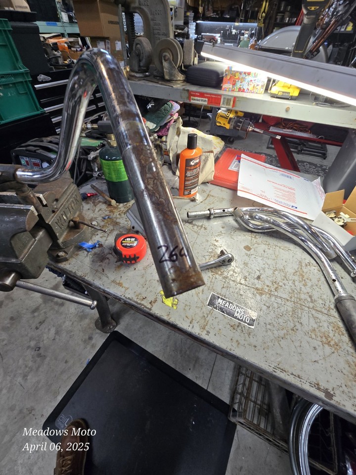 Old heavy split bars " 2 piece " left hand throttle or advance for ...