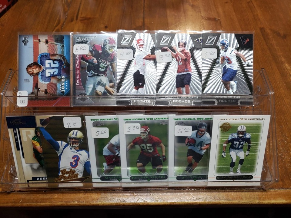 Huge NFL Rookie Lot Unpicked Sports Trading Cards Lot Unsearched Bundle ...