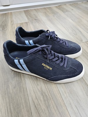 PATRICK Rio Mens Trainers Suede Dark Navy Blue White UK9 (X218) | eBay UK