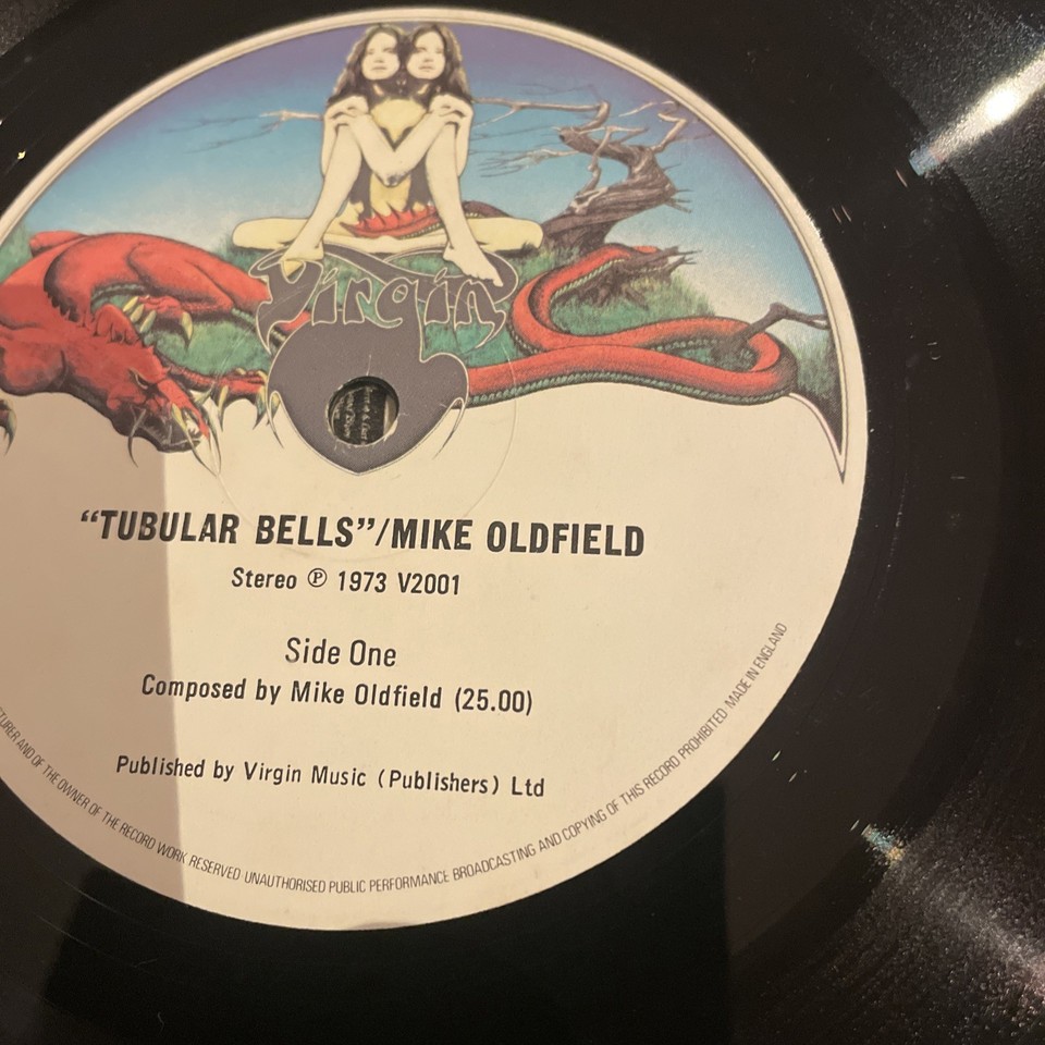 Mike Oldfield - Tubular Bells - Vinyl Record LP Album - 1973 Virgin ...