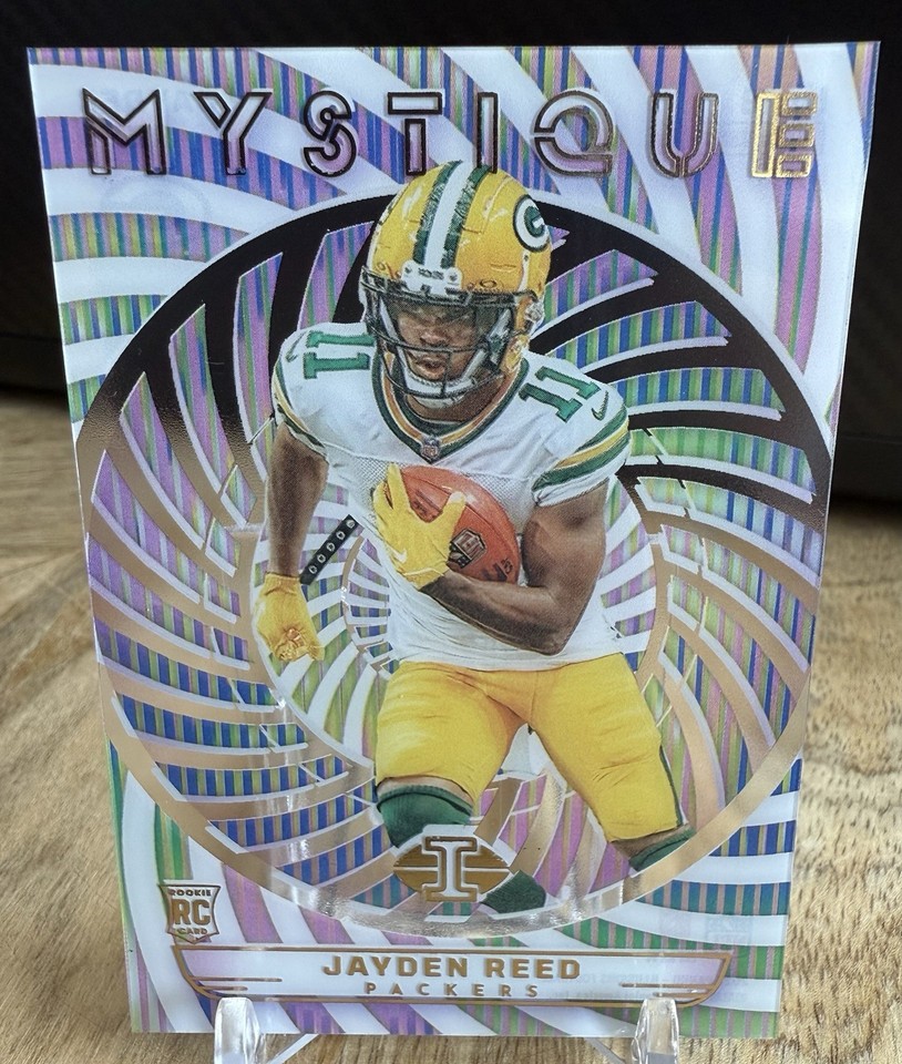 5 Card Green Bay Packer Lot. Jayden Reed Rookie Mystique Illusions and ...