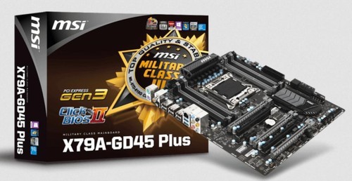 Msi X79A-Gd45 Plus Motherboard Atx Lga 2011 Ddr3 Intel X79 Chipset ...