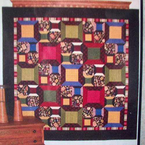 Just Spoolin' Around traditional block quilt pattern uncut | eBay