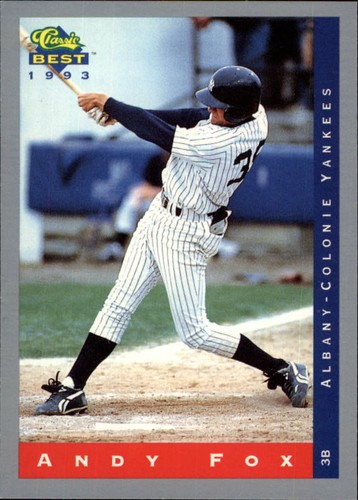 1993 Classic/Best #71 Andy Fox | eBay