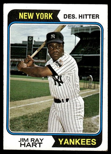1974 Topps Baseball Card Jim Ray Hart New York Yankees #159 EX+ | eBay