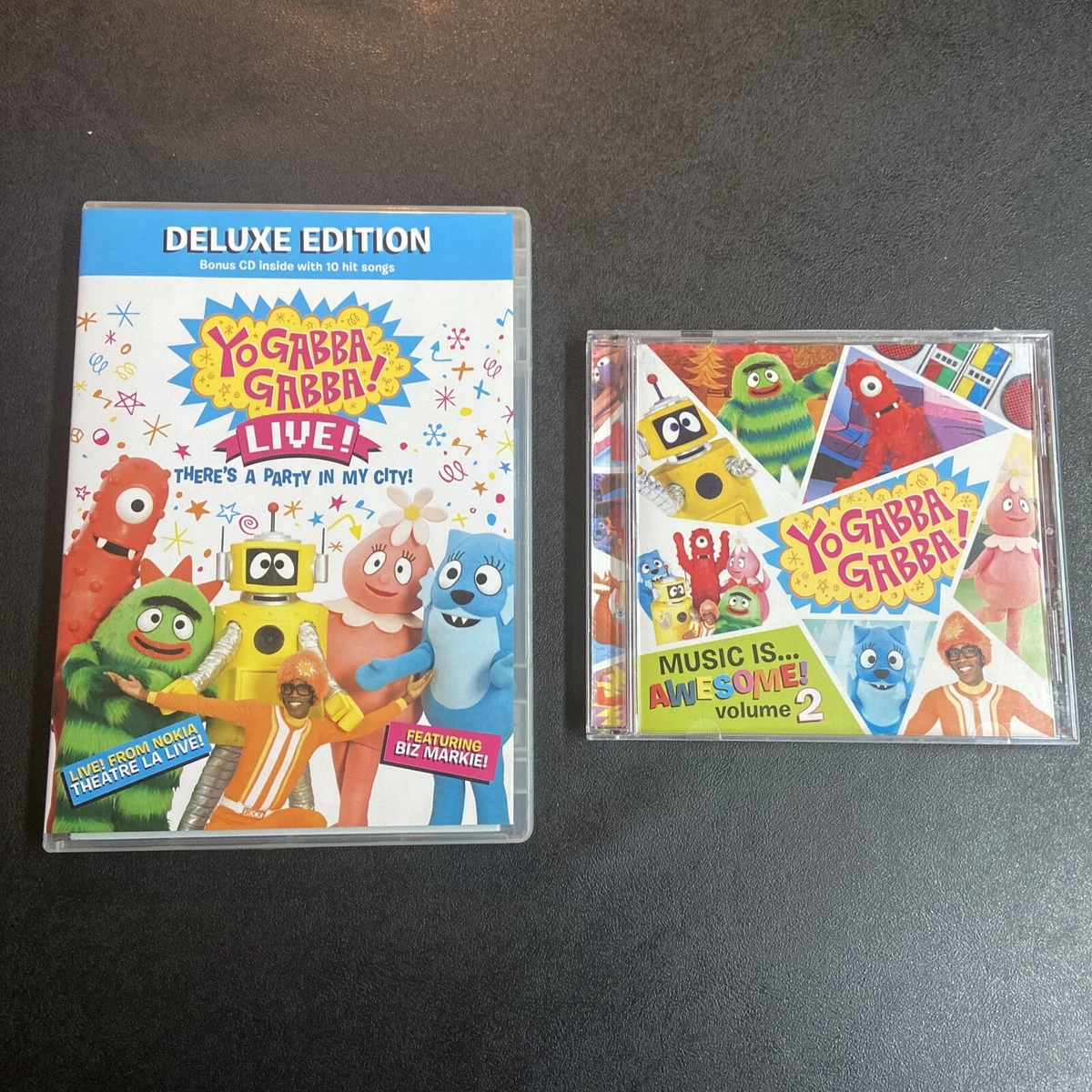 NICKELODEON YO GABBA Gabba DVD LOT Yo Gabba Gabba Live And, 41% OFF
