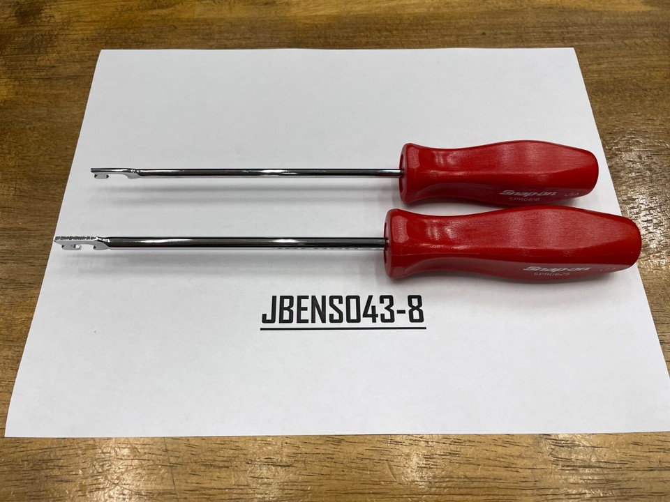 Snap-on Tools USA NEW 2 Piece RED Hard Handle Push-Pull Spring Tool Lot ...