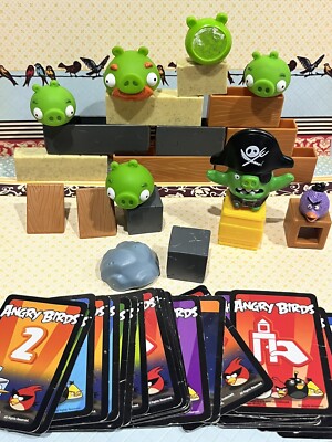 Angry Birds Building Blocks Pirate Figure Set Versus Ham Space Pigs ...