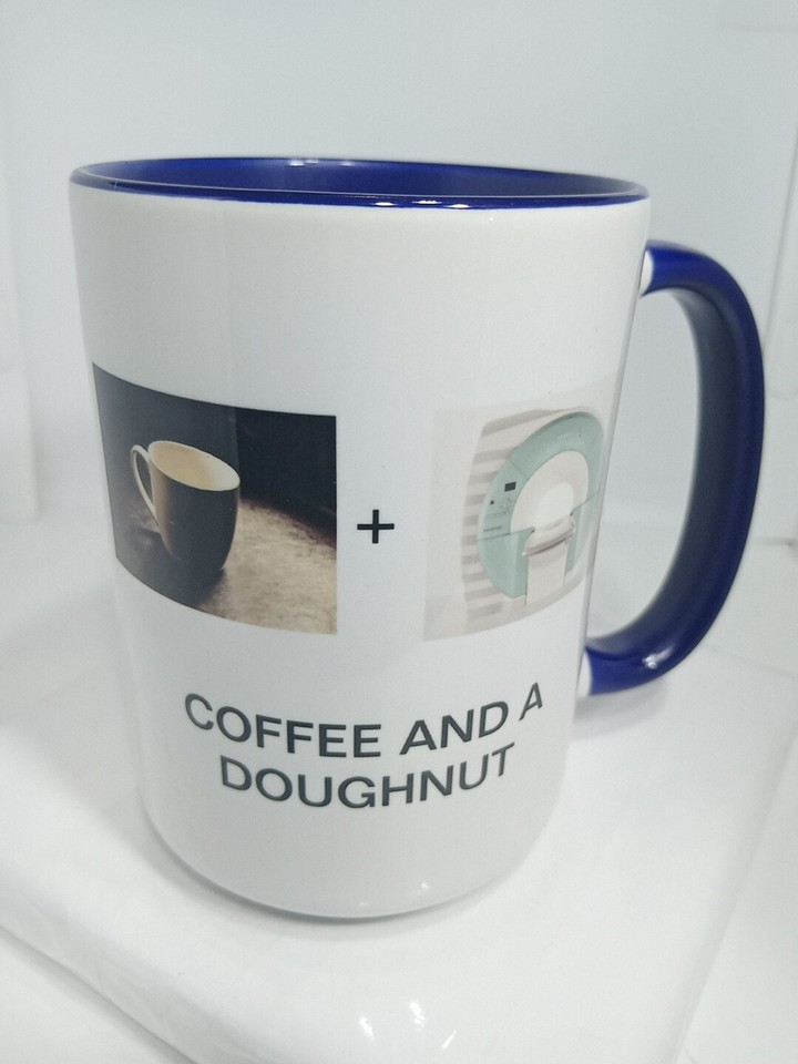 COFFEE AND DONUTS MUG. DONUT AND COFFEE MUG. DONUT COFFEE Deco Mug ...