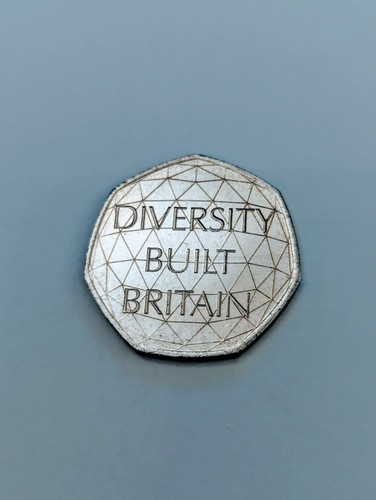 Very Rare Diversity Built Britain 50p Coin 2020. 1 coin. ORIGINAL ...