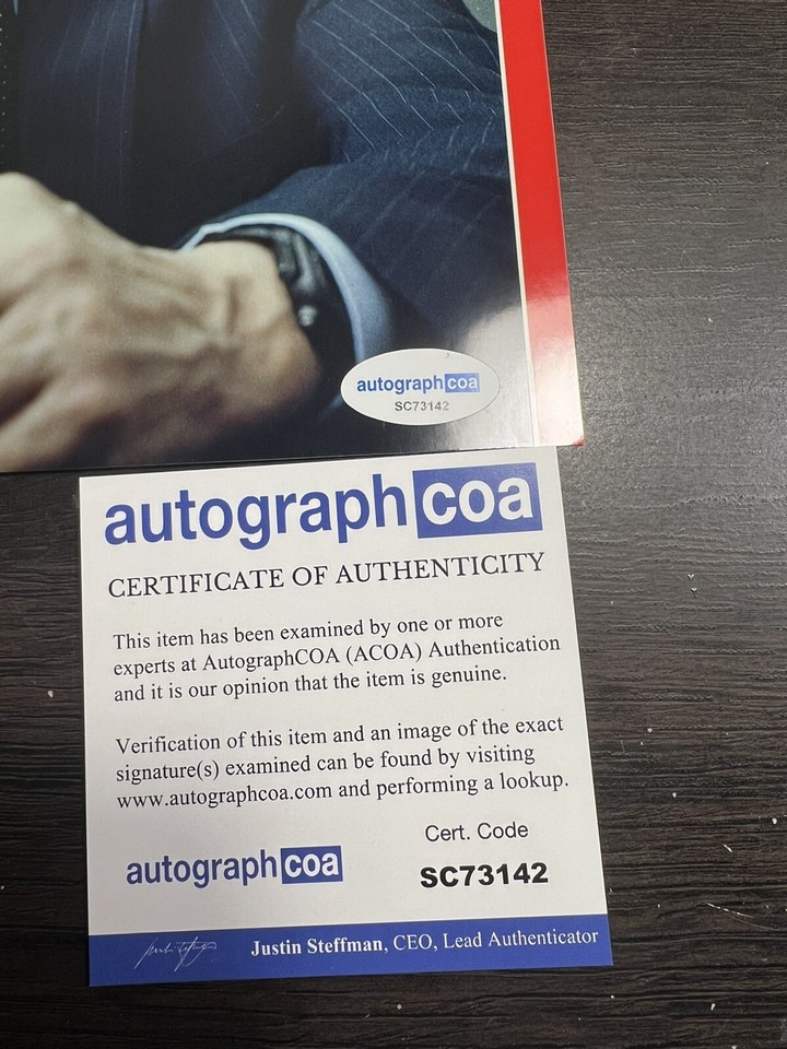 Dr Anthony Tony Fauci Signed 8x10 Photo Time Magazine Acoa Coa SC73142 ...