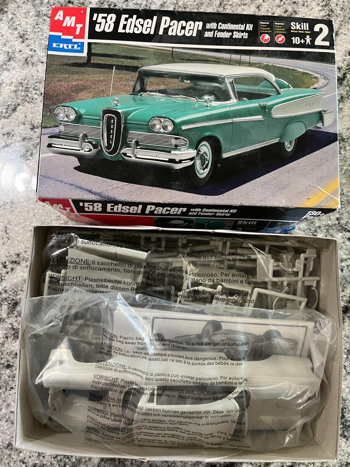 AMT 1958 Edsel Pacer Model Car Kit NEW in Packaging | eBay