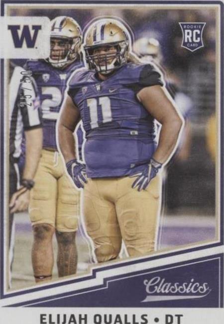 2017 Panini Classics - Rookies Elijah Qualls #234 Blank Back /50 (RC ...