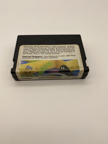 Springster Tandy Color Computer 3 CoCo3 Cartridge Only UNTESTED AS IS ...