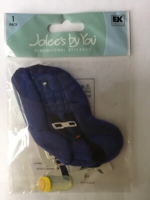Jolees Welcome New BABY SEAT INFANT Girl Or Boy Car Seat Scrapbook ...