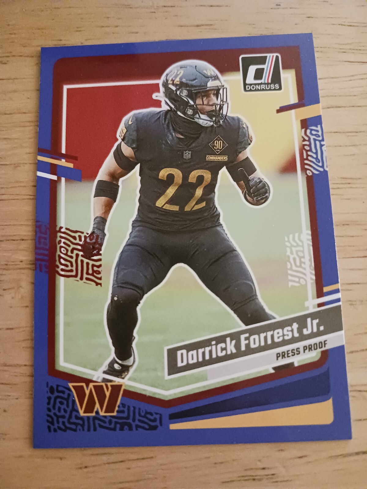2023 Donruss #296 Darrick Forrest Jr. Press Proof Blue Washington ...