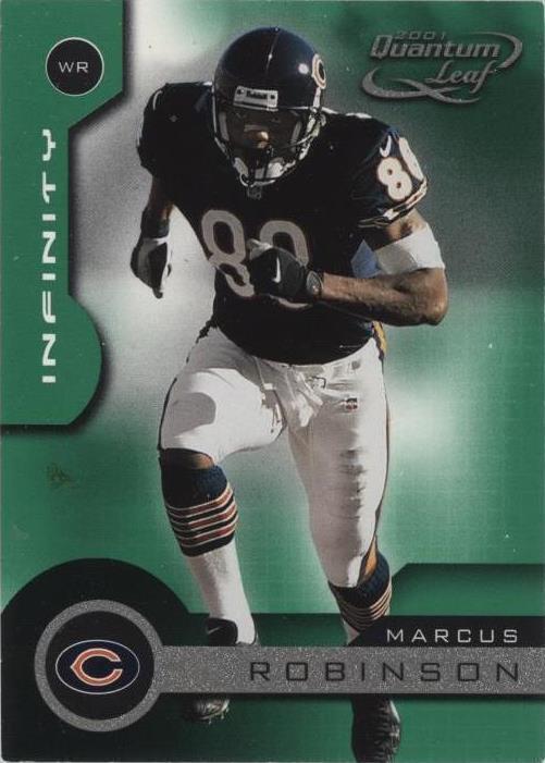 2001 Quantum Leaf - Marcus Robinson #37 Infinity Green /100 for sale ...