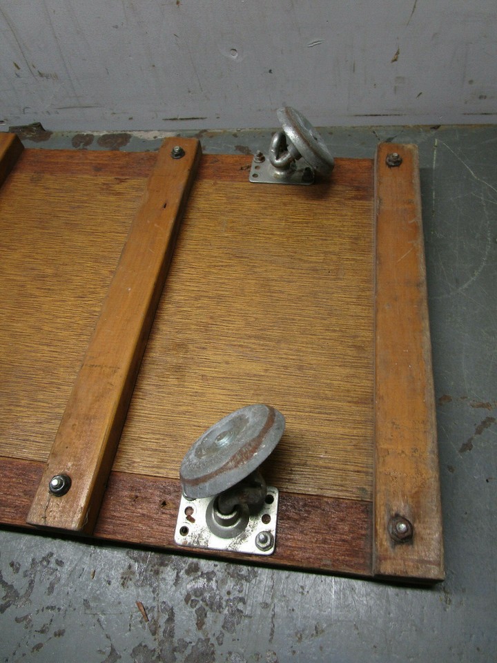 Vintage Wooden Matco Tools C333 Laydown Creeper w/Steel Wheels ...