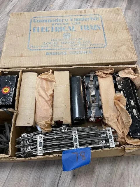 Vintage Marx Commodore Vanderbilt Stream Line Train Set in Original Box ...