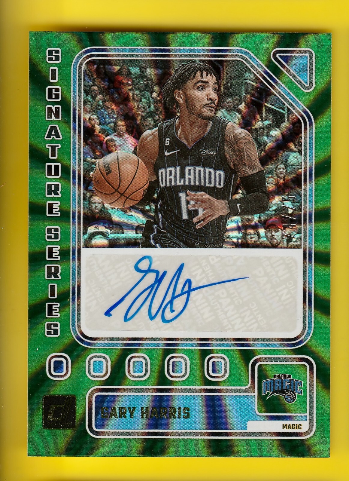 2023-24 Donruss Signature Series SS-Gar Gary Harris Green Laser 74/75 ...