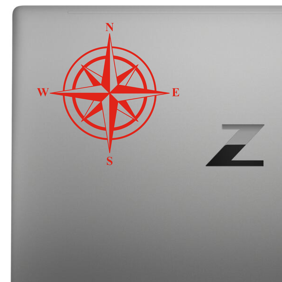 Compass Rose Vinyl Decal Stickers Nautical Star Car Window Boat Trailer ...