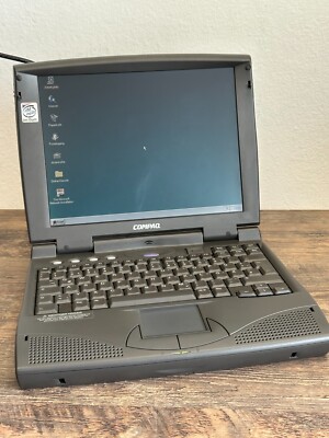 Retro Gaming Laptop 🎮 Compaq Armada 1580DT - Windows 95 3GB HDD - Intel ...