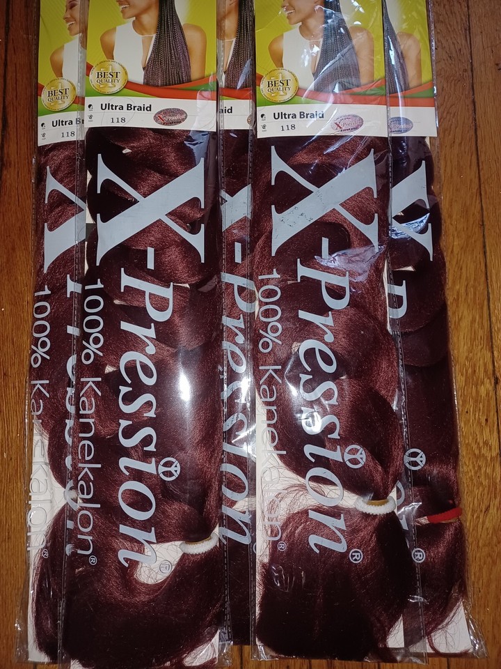 X-pression Xpression Expression 82" Ultra Braiding Hair 10 Packs Color ...