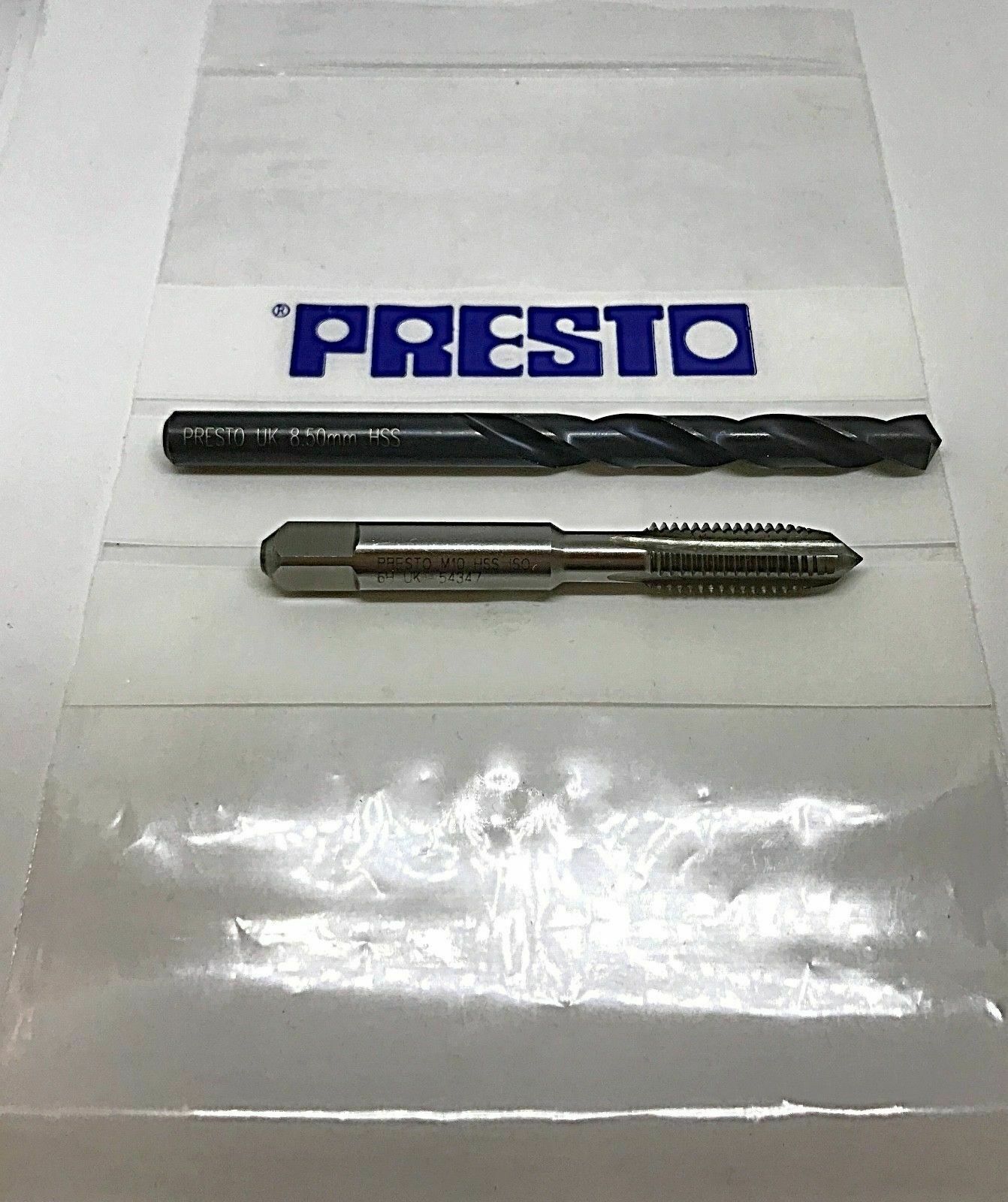 Presto Metric Tap Drill HSS Second Tap With Tapping Drill Size (M2-M12 ...