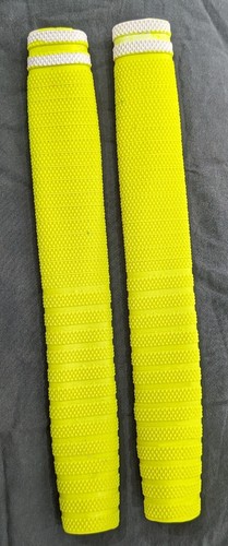 2, 4 or 10 Fluorescent Yellow DYNAMIC Cricket Bat Grips + FREE POST+AU ...