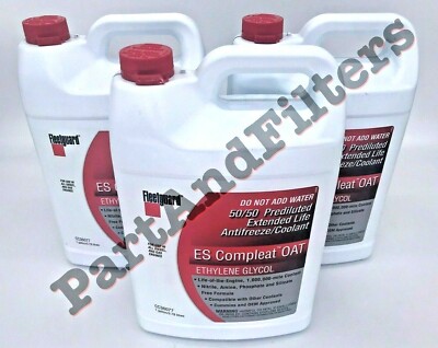 Fleetguard CC36077 Coolant Antifreze Red 50/50 ES Compleat OAT (3 ...