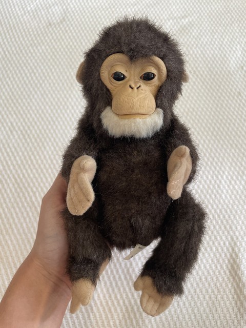 2009 Hasbro FurReal Friends 8" Newborn Chimp Chimpanzee Baby Monkey for ...
