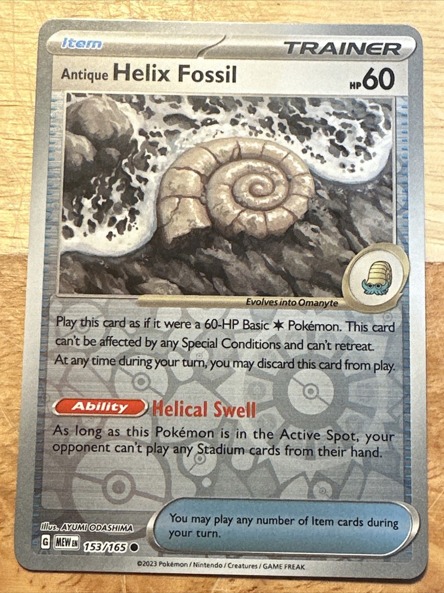 Helix Fossil Evolution ArtStation NEW Fossil Pokemon | Hydonso