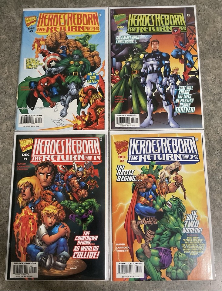 Heroes Reborn: The Return #1-4 - Marvel Comics 1997 / VF | eBay