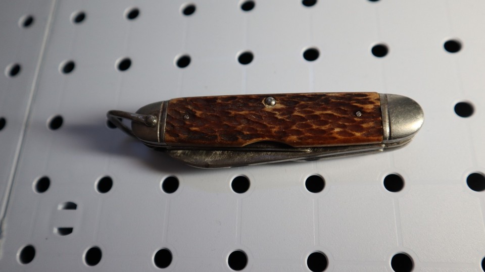 WW2 US Army Military Camillus Folding Utility Engineers Knife Jigged ...