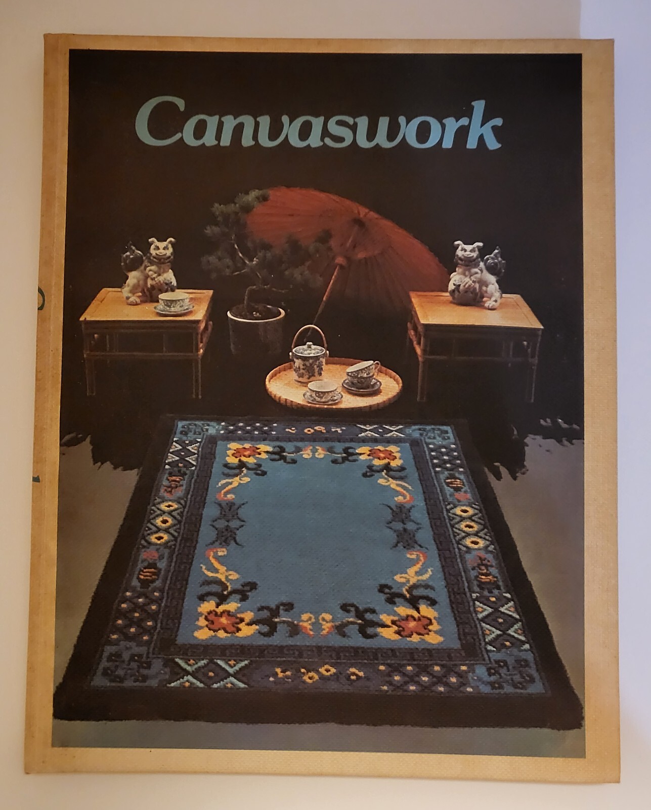 Canvaswork 1975 Hardcover Needlework Canvas Book Edited by Mary Harding ...