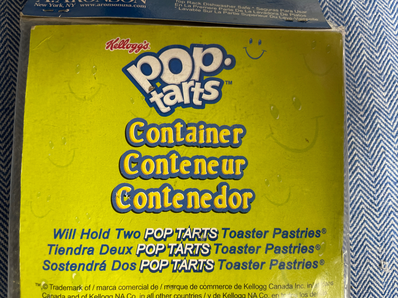 Pop-Tarts Container Kellogg's Hold 2 PopTarts Toaster Pastries Case for ...