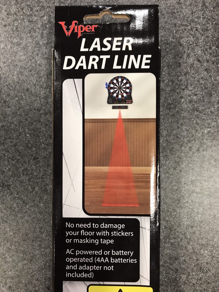 Viper LED LASER TOE THROW LINE Dartboard Darts soft / steel tip AA ...