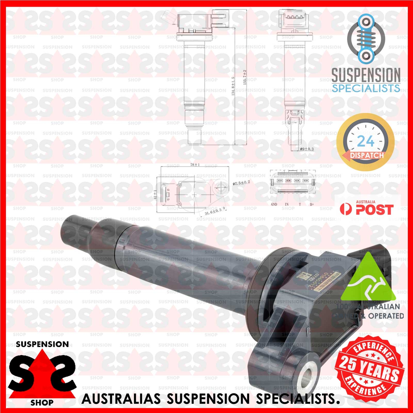 Ignition Coil Suit LEXUS Rx (Mcu15) 300 AWD (MCU15) RX (MCU15) | eBay