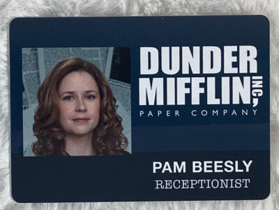 2019 The Office Downsizing Game Character ID Cards Pam Beesly | eBay