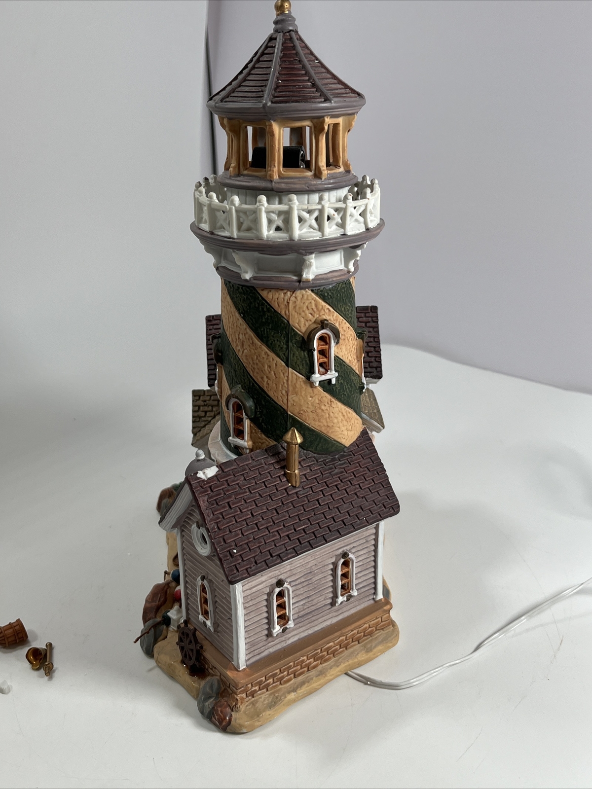 Lemax Village Collection Schooner Point Lighthouse & Mountain View for ...