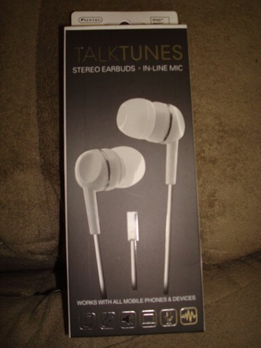 SENTRY TALK TUNES STEREO EAR BUDS IN LINE HANDS FREE MIC | eBay