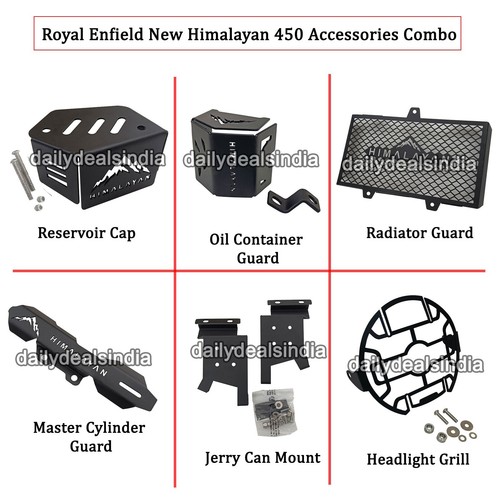 Fit For Royal Enfield New Himalayan 450 "6 PCS Accessories Combo" | eBay