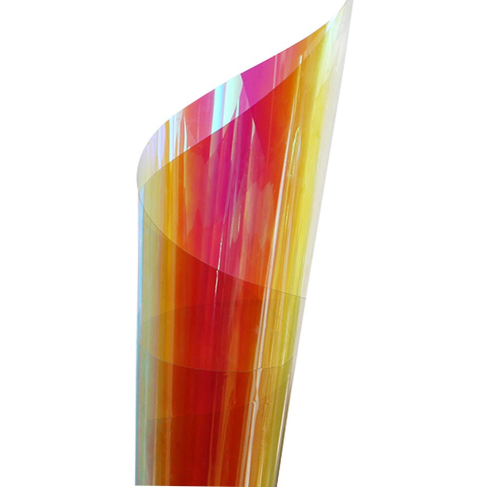 Rainbow Effect Iridescent Window Film Stained Glass Sticker Dichroic ...