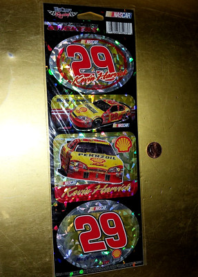 VINTAGE NASCAR #29 PRISM SET Sticker Decal RACING ORIGINAL old stock | eBay
