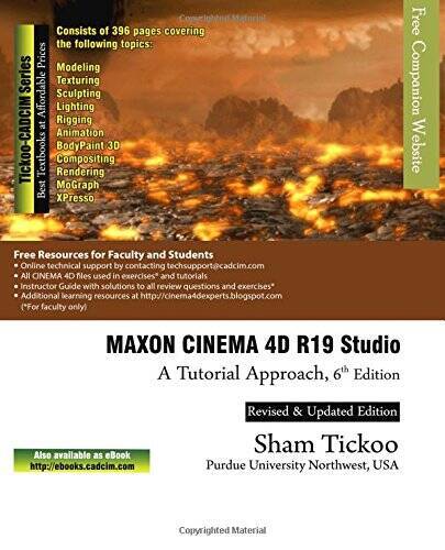 MAXON CINEMA 4D R19 Studio: A Tutorial Approach - Paperback - GOOD ...