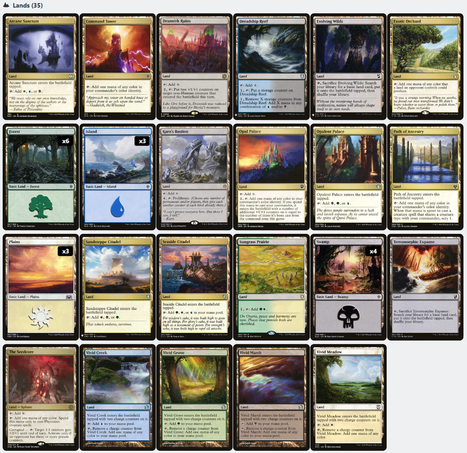 Atraxa, Praetor's Voice PROLIFERATE COUNTERS POISON Magic MTG Commander ...